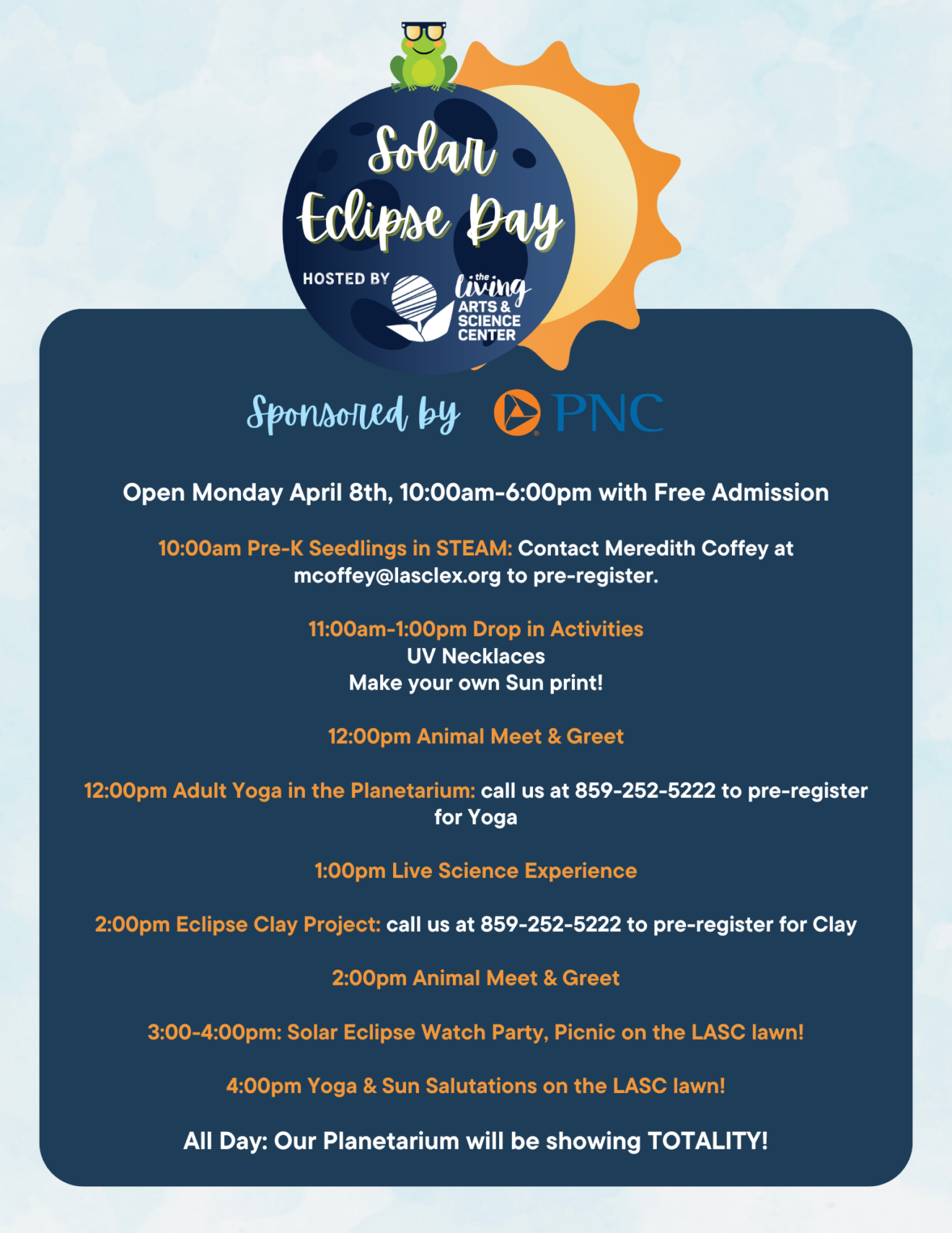 Solar Eclipse Day at The Living Arts & Science Center | LexArts